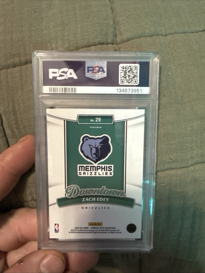 2024 Panini Donruss Optic - Downtown Zach Edey #29 | eBay