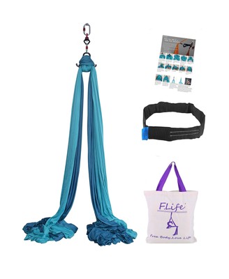 Aerial Silks 9 yards Low Stretch Hardware kit for Beginer kids Home Use ...