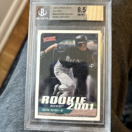 Framed 2001 ichiro suzuki rookie and bat card - 8.5 rating | eBay