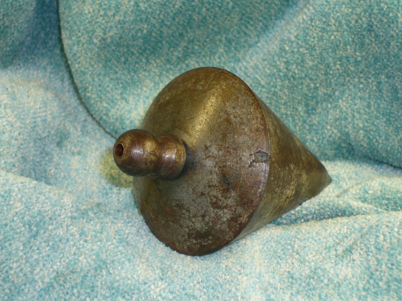 Plumb bob iron construction cone. 20th century Plumb bob iron cone ...