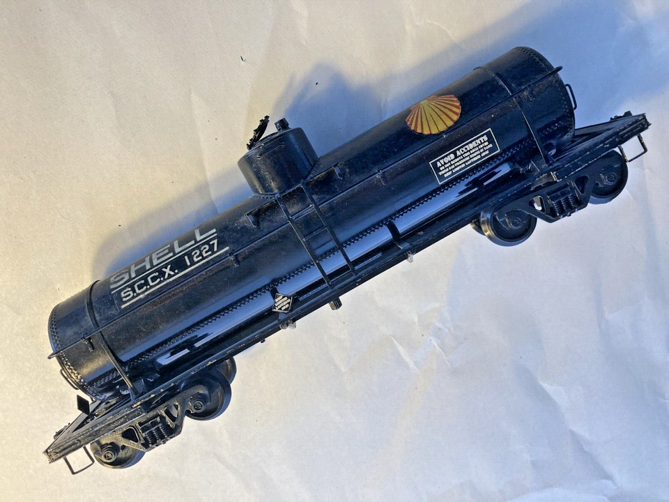 O scale 2 rail Shell Tank Car #S.C.C.X1227 Built up from kit, maker ...