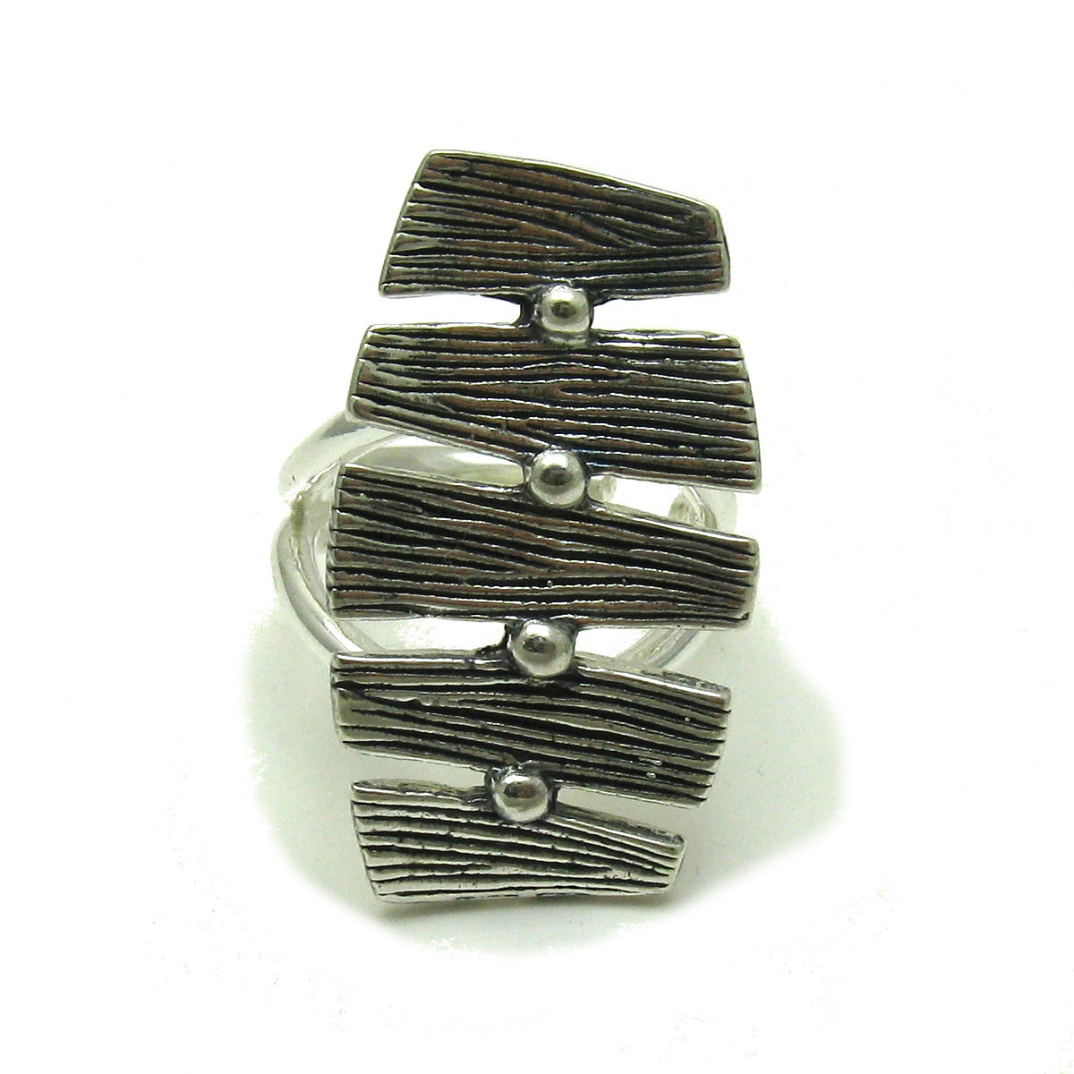 Long Stylish Sterling Silver Ring Hallmarked Solid 925 Handmade ...