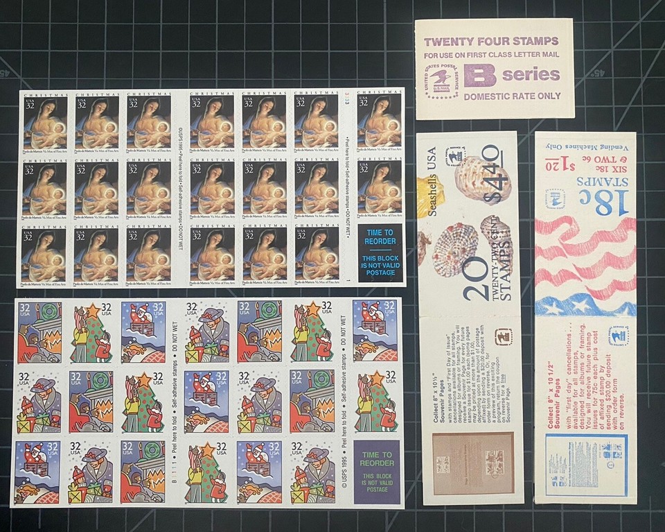 US Stamps - Complete Booklets & Panes - MNH - FV - $81.70 | eBay