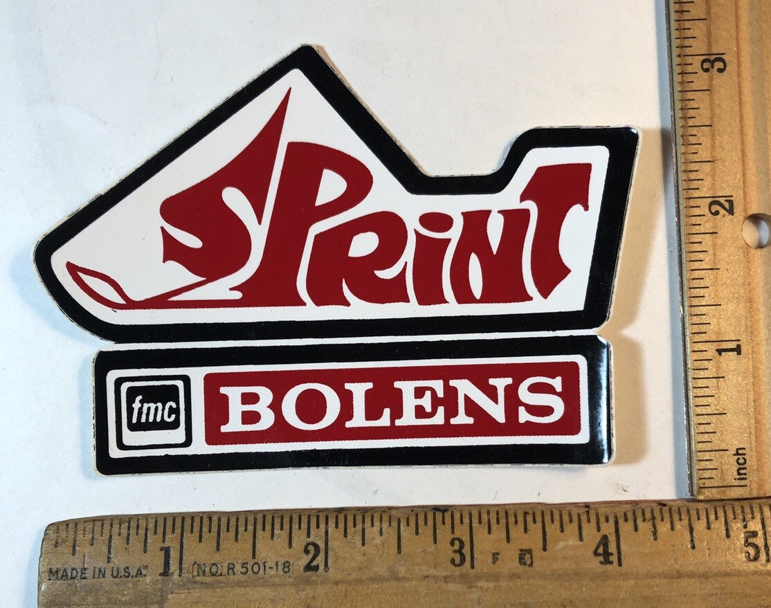 Vintage Sprint Bolens FMC Logo Snowmobile Decal Sticker NOS | eBay