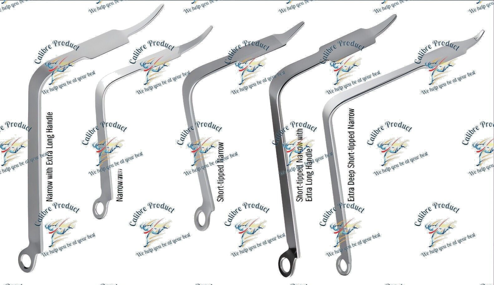 Bent Hohmann Knee Retractors Orthopedic Surgical Instruments Set of 5 ...