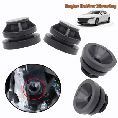 4Pcs For Mazda3 BM/BN BP Car Engine Cover Rubber Mount Bush Buffer ...