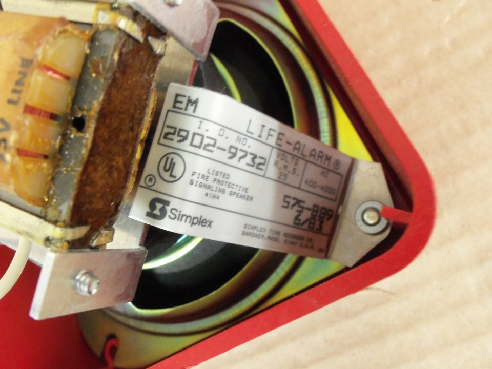 Simplex 2902-9732 Life Alarm Signaling Device Fire Alarm | eBay