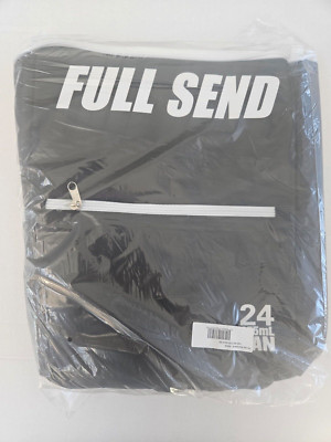 New with Tags Nelk Boys Full Send Black cooler Backpack fits 24 cans ...
