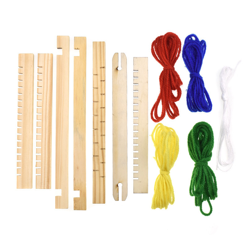 Traditional Wooden Loom Weaving Handmade Knitting Kit Weaving Machine ...