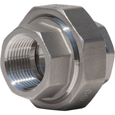 1-1/4" Union 304 Stainless Steel FNPT Class 150 300 PSI | eBay