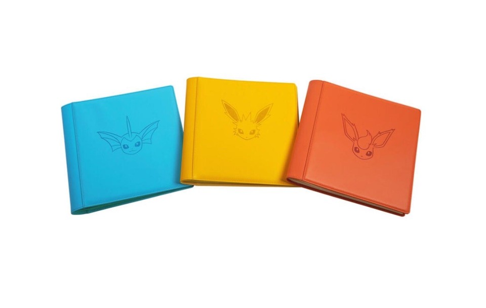 Pokemon TCG Official Flareon 480 Slots File Binder From Chinese Eevee ...