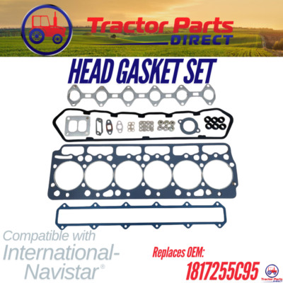 HEAD GASKET SET comp w International® Navistar® DT360 REPLC: 1817255C95 ...