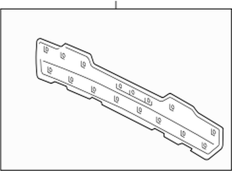 75801-60041-B0 Toyota Moulding sub-assy, back door, outside ...