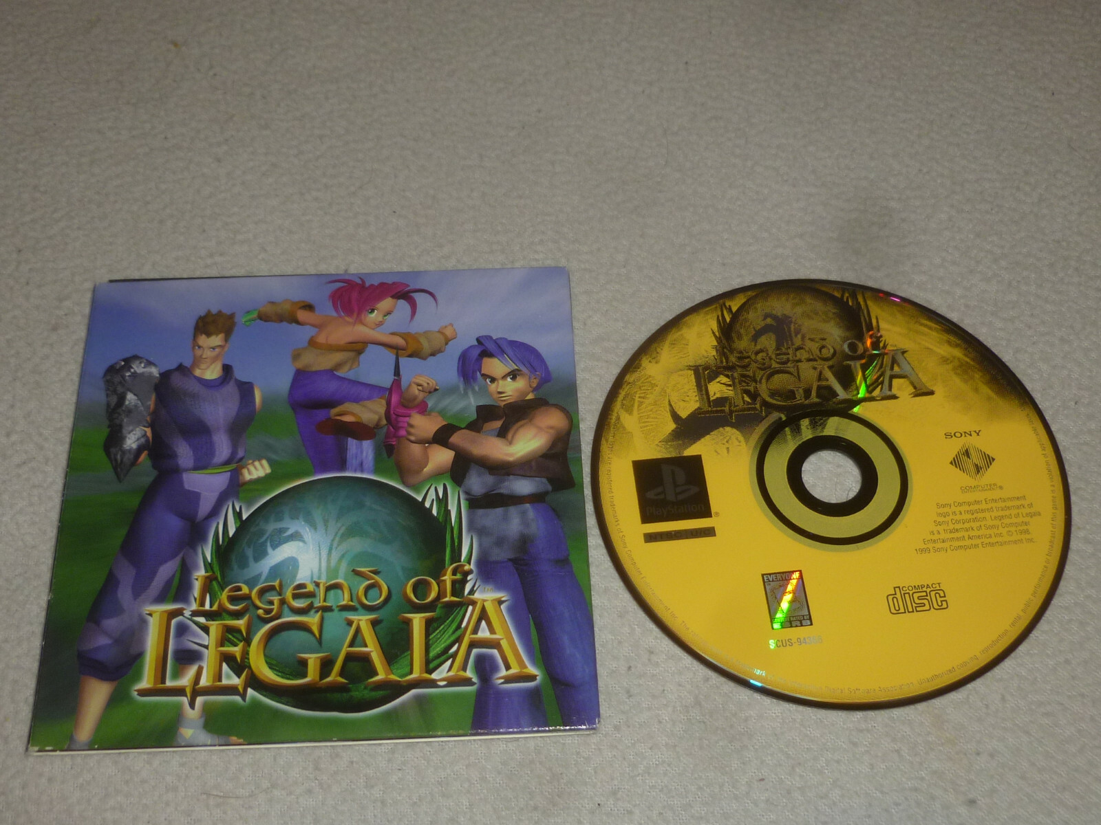 PLAYSTATION PS1 LEGEND OF LEGAIA DEMO VIDEO GAME DISC ROLE PLAY RPG ...