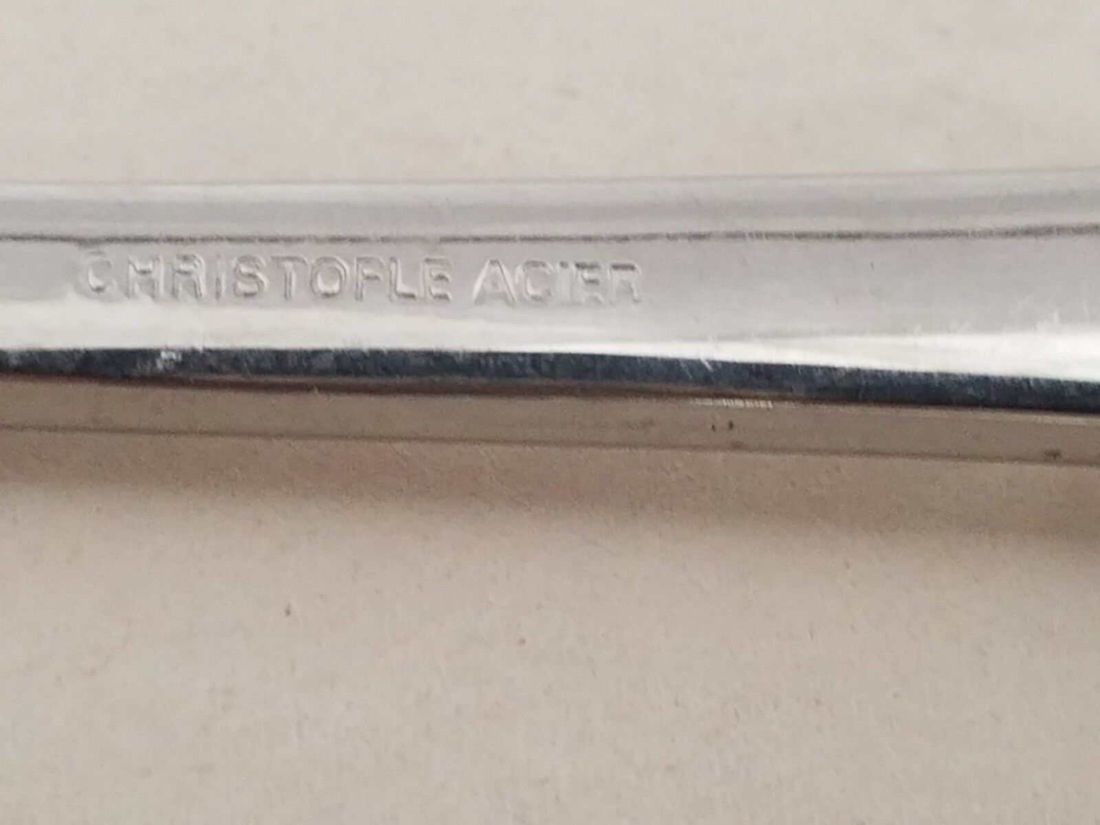 "OC" mark BERRY CHRISTOFLE FRANCE "your choice of singles" STAINLESS OC ...