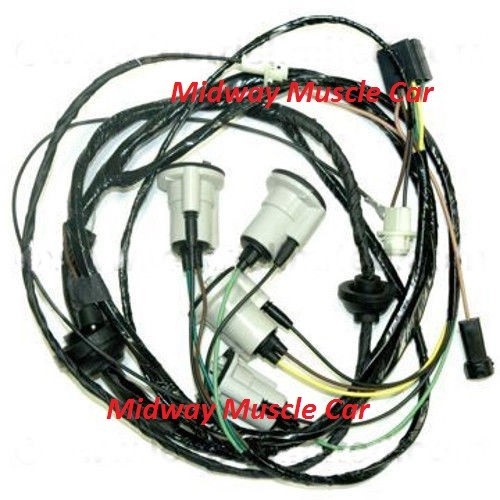 rear body tail light wiring harness 70 Chevy Chevelle Malibu SS ...