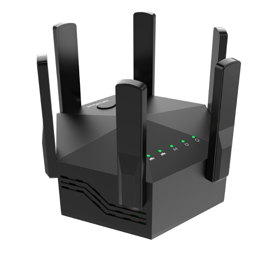 Wifi Range Extender Dual-Band 1200M Gigabit Reception Wireless Router ...