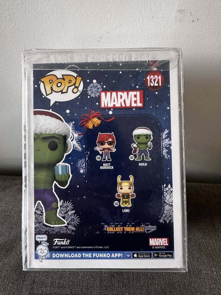 FUNKO POP! Marvel Studios The Incredible Hulk Christmas #1321 Special ...