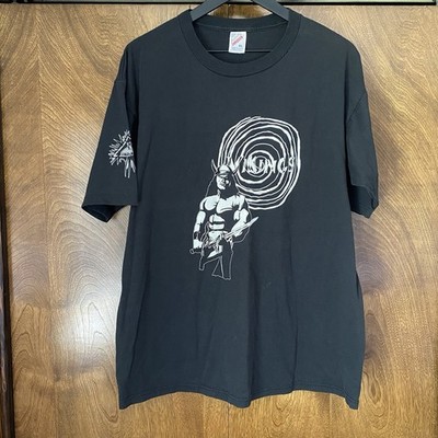 VTG 90s Men's XL Vikings NWAC Tribal Northwest Black T Shirt Sports ...