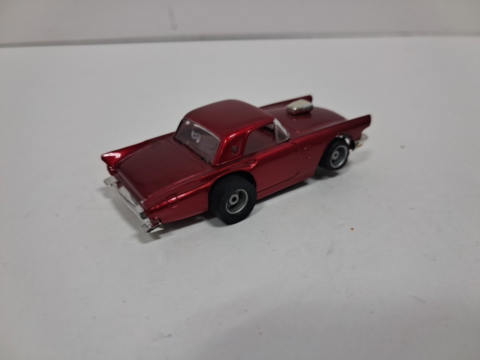 Tyco Hot Wheels HO 440x2 1957 Ford Thunderbird Slot Car Red - Tested ...