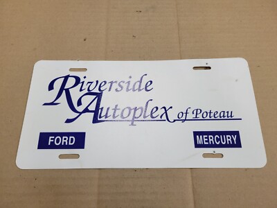 Riverside Ford Poteau Oklahoma OK Car Dealership Dealer License Plate ...