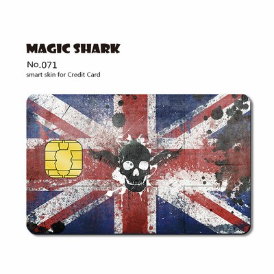 Credit Card SMART Sticker skin protector pre-cut small chip FRONT ONLY ...