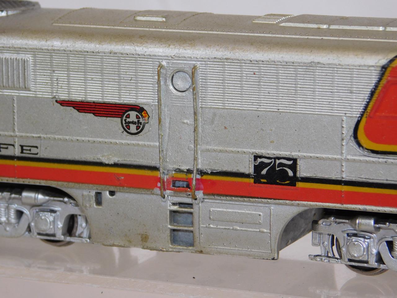 Athearn Santa Fe #75 PA-1 diesel engine ATSF Runs HO Scale Sagami ...
