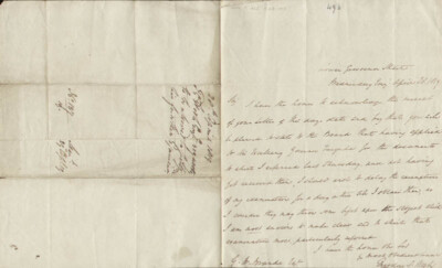 THEODORE E. HOOK - AUTOGRAPH LETTER SIGNED 04/28/1819 | eBay