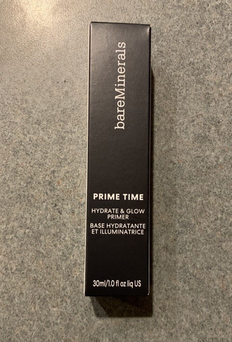 bareMinerals Prime Time Hydrate & Glow Primer-Full Size-Sealed Under ...