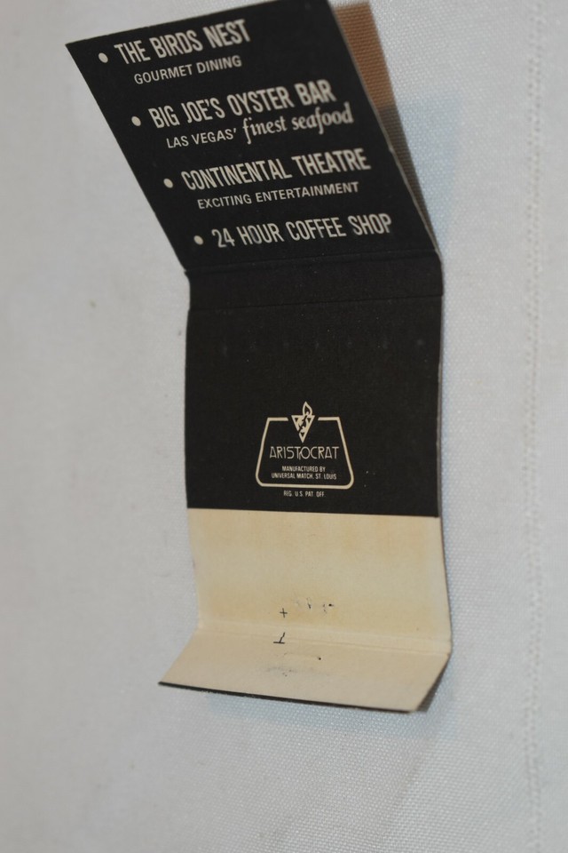 Silver Bird Hotel and Casino Las Vegas Nevada 30 Strike Matchbook Cover ...