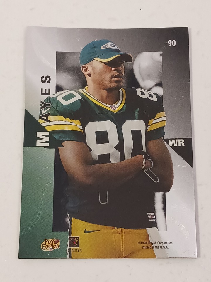 Derrick Mayes Green Bay Packers 1998 Playoff SSD Momentum Card #90 | eBay