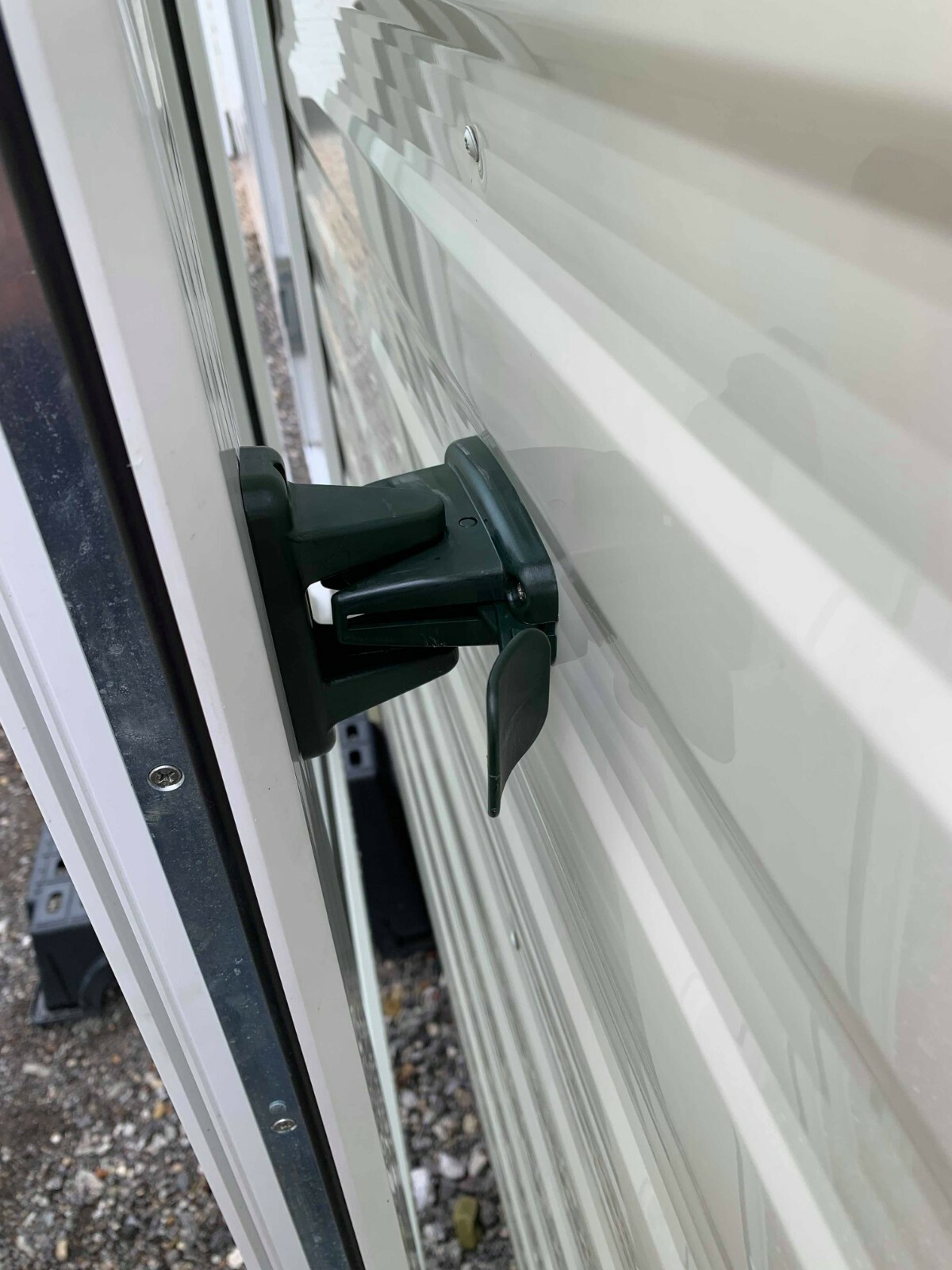 Green Door Clip For Static Caravan Catch Retainer Holder Door Lever ...