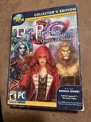 Dark Parables: Queen of Sands PC Game New Sealed Collectors Edition. B3 ...