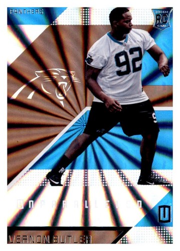 2016 Unparalleled Sunburst Foil Vernon Butler Rookie RC Prizm PWE ...