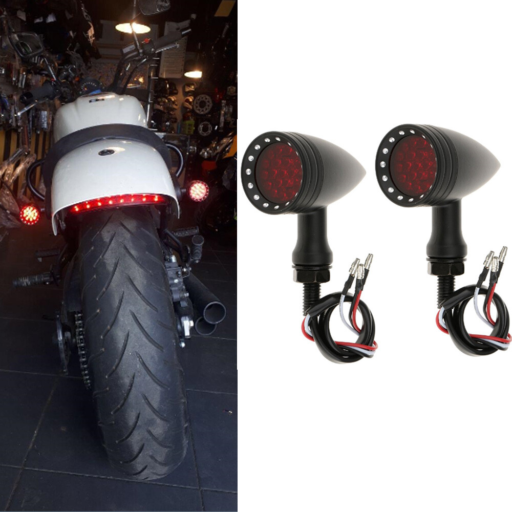 Motorcycle Directional Lights LED Bullet Shape Turn Signal Lights