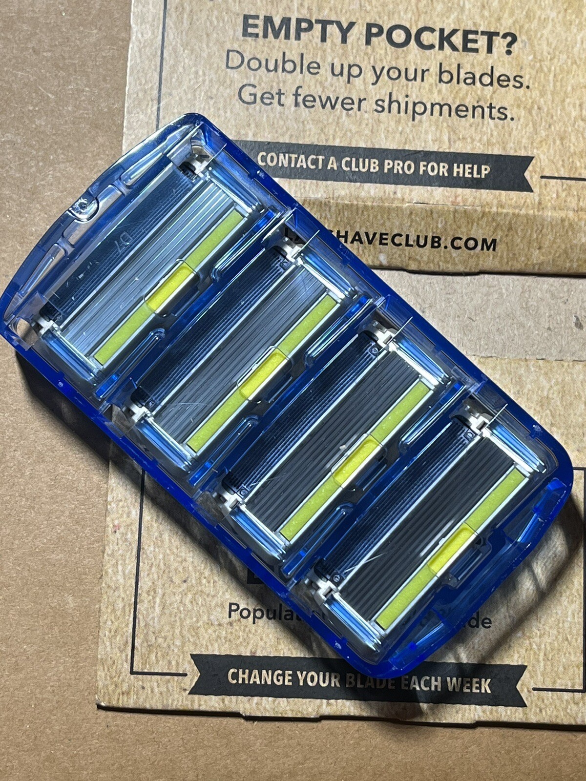 Dollar Shave Club Executive Razor Cartridges 6 Blade 4ct Pack DSC | eBay