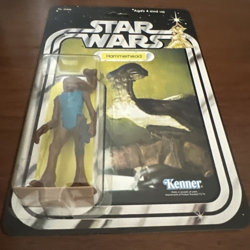 Star Wars Hammerhead Vintage & Original Blaster Mint 21 Back Recarded ...