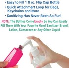 12 Hand Cleaner Bottle Pocket Size Hand Soap Cleaner Gel Containers ...