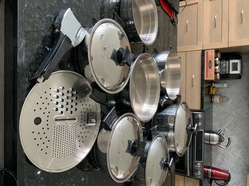 Rena Ware Cookware - 13 Piece Set - 5 Ply 18/8 Stainless Steel - New ...