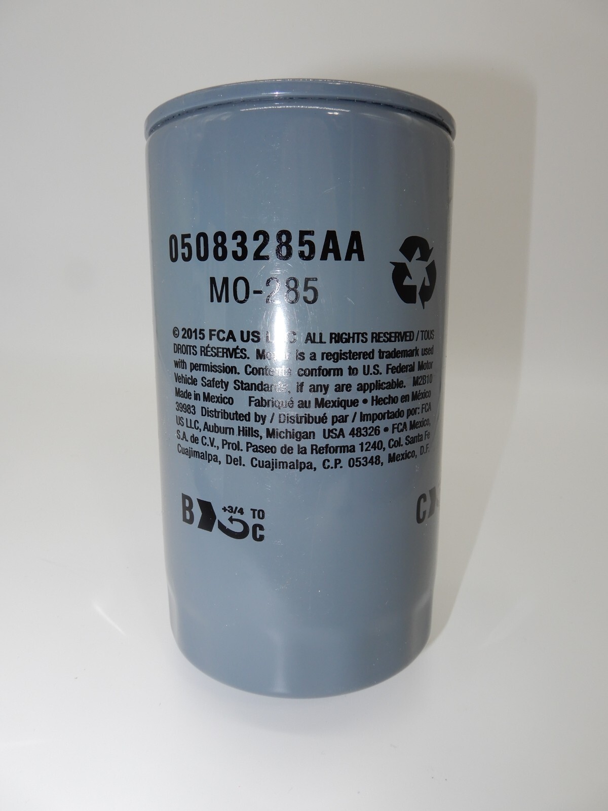 Mopar Mo-285 Oil Filter for Dodge RAM 05083285aa C1 for sale online | eBay