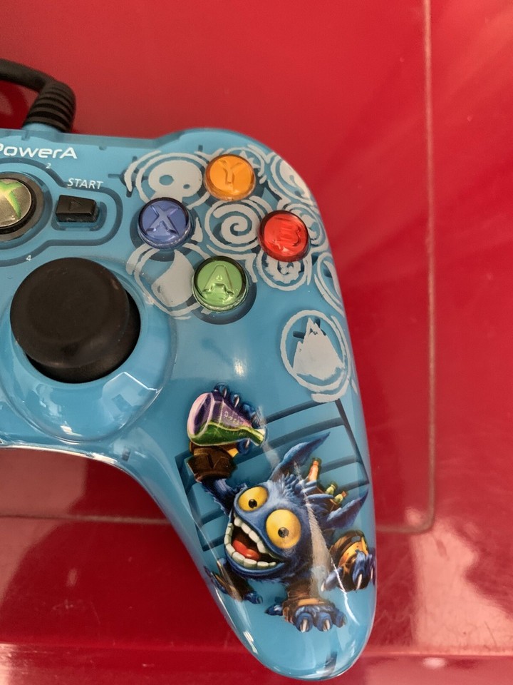 Skylanders Power A Mini Wired Xbox 360 Blue Controller Works great ...