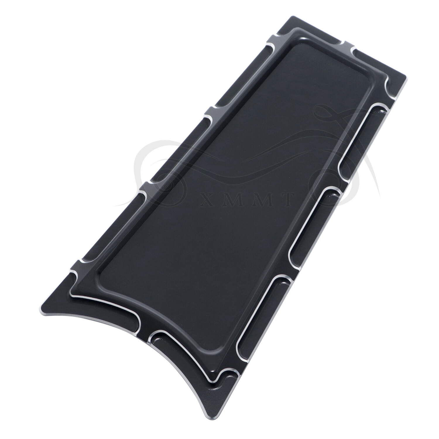 Black Cut Fuel Door Cover & Dash Insert For Harley FLHS FLTR FLT FLHT ...