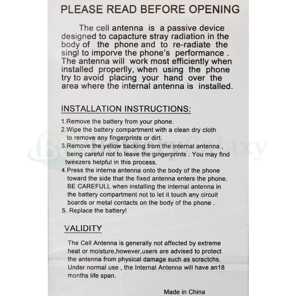 Lot 1-10000 Phone Antenna Signal Booster for Apple iPhone 12/Mini/Pro ...