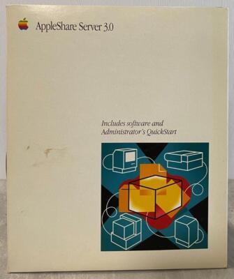Appleshare Server 3.0 for Mac on 2.5 Floppy Disks | eBay