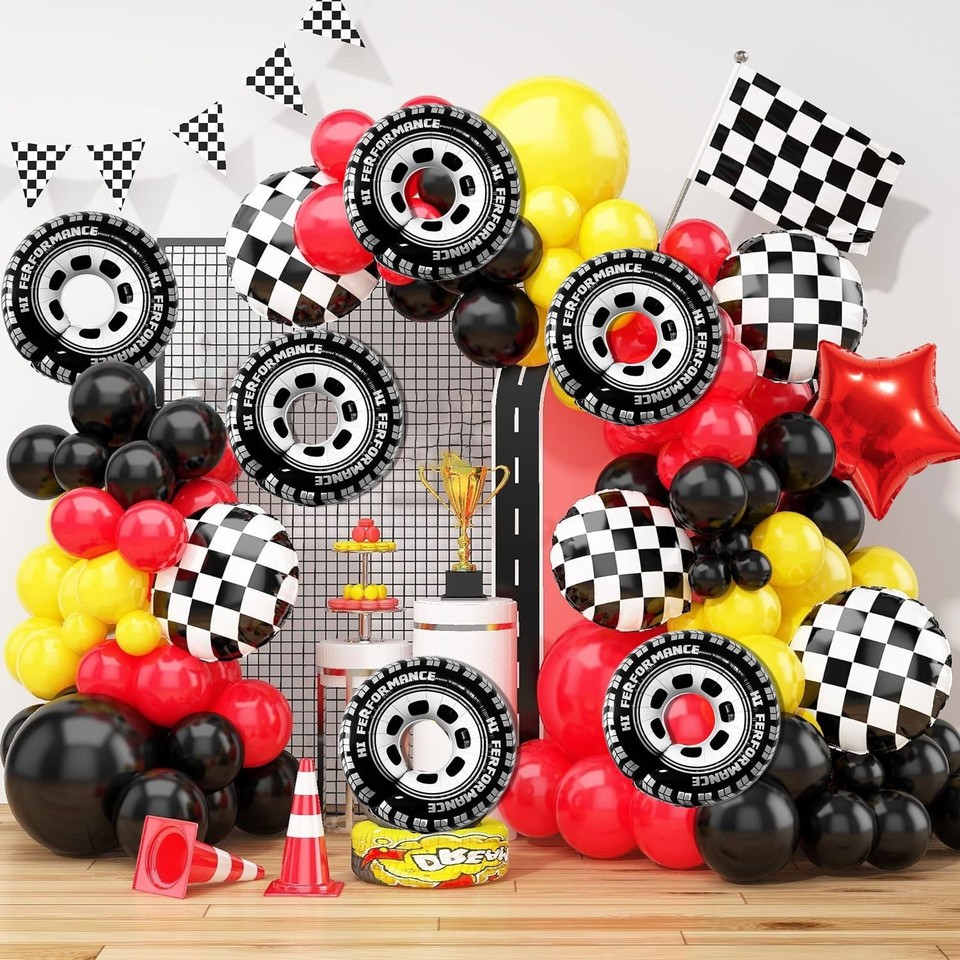 30 Inch Wheel Balloons, Race Car Tire Balloons, Racing Cars Wheels ...
