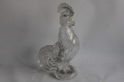 Rooster Glass Zoomorphic Bottle (57126) | eBay UK