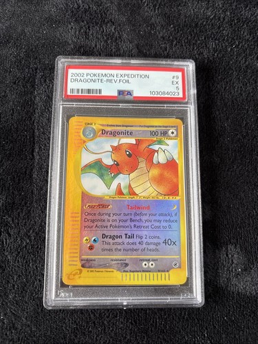Dragonite 009/165 Expedition Base Set Reverse Holo PSA 5 | eBay