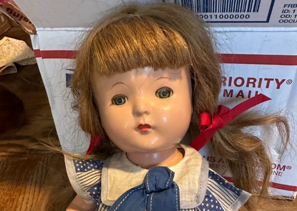 Vintage 1930s Effanbee Composition Patsy Jr. 12" tin sleep eye Human ...