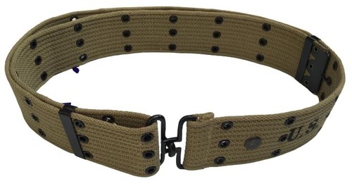 WW2 US Army M36 Pistol Belt Tactical WWII American M1936 olive green ...