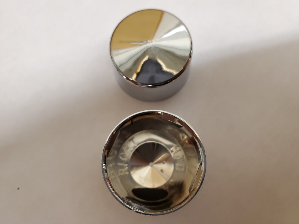 HOT TOPPER® CHROME TOPPERS - SET OF 2 RIGHT SIDE MOTOR MOUNT COVERS ...